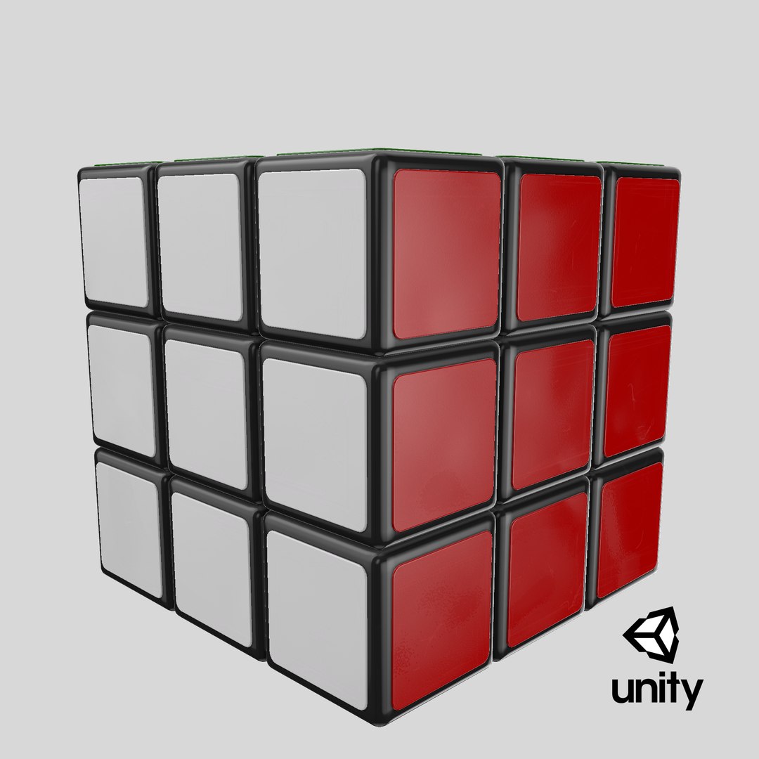 rubiks cube 3d fbx