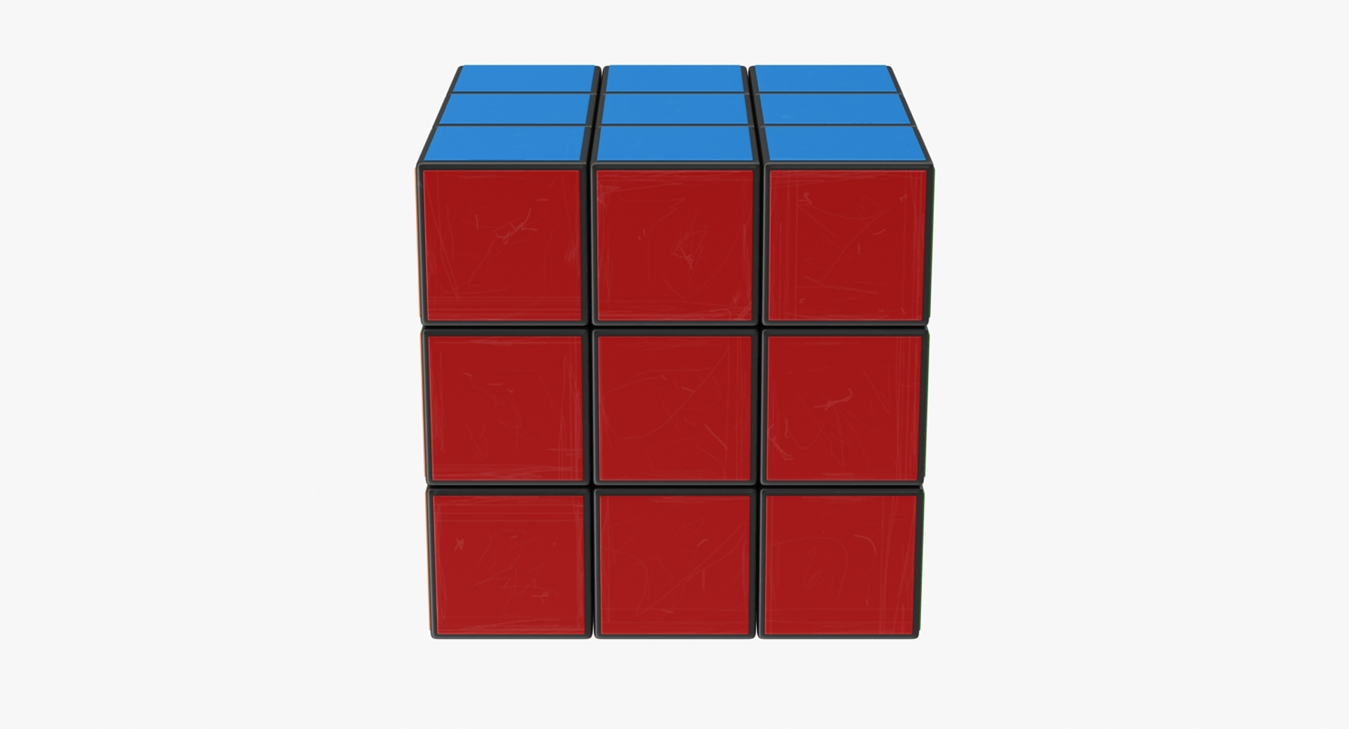 Rubiks Cube 3d Fbx