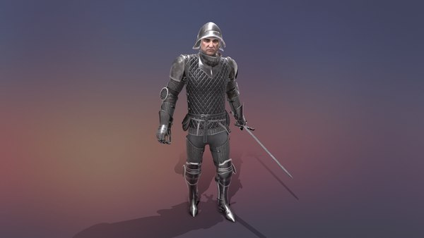 Knight male character 3D model - TurboSquid 1666574