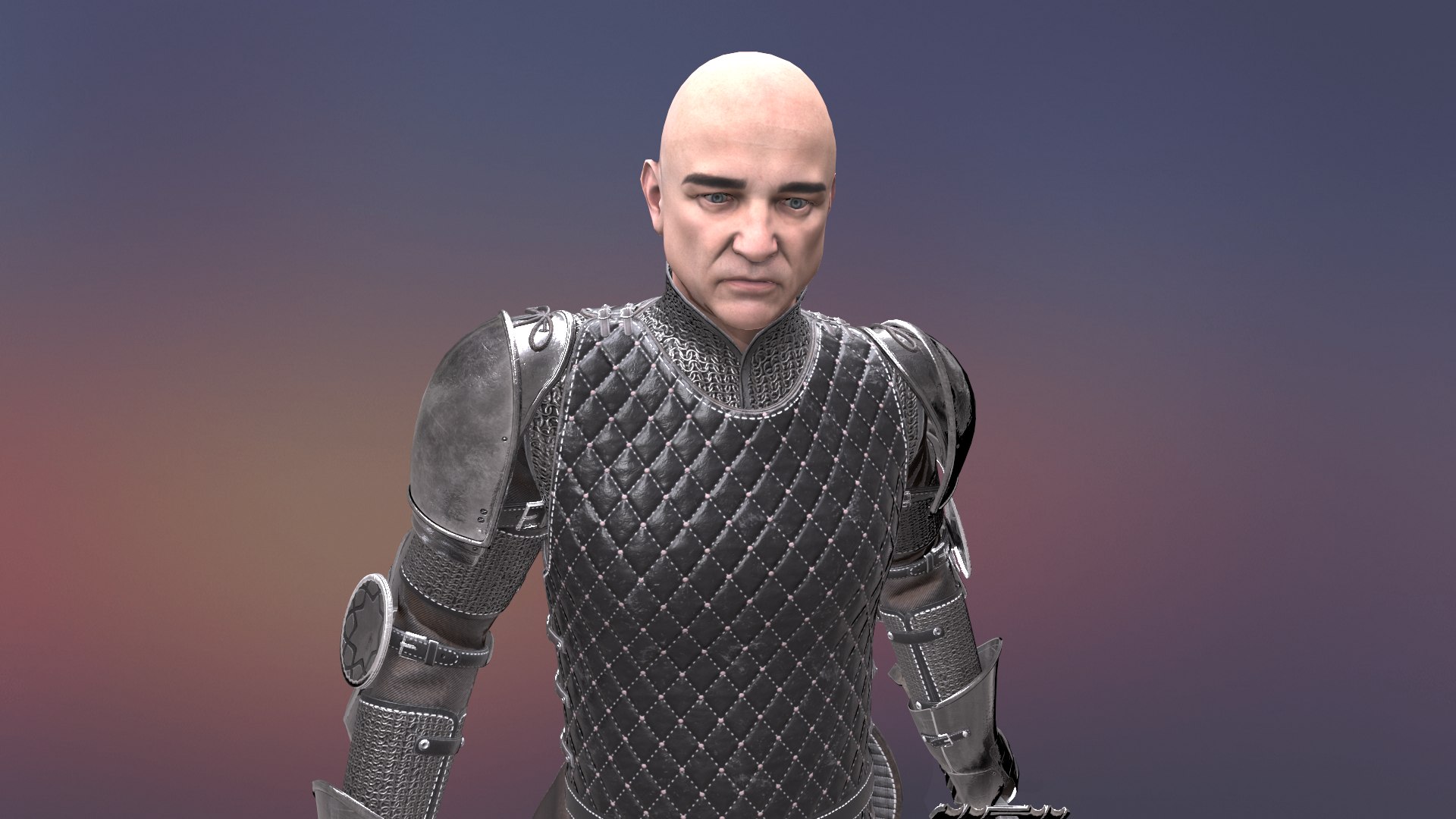 Knight Male Character 3D Model - TurboSquid 1666574