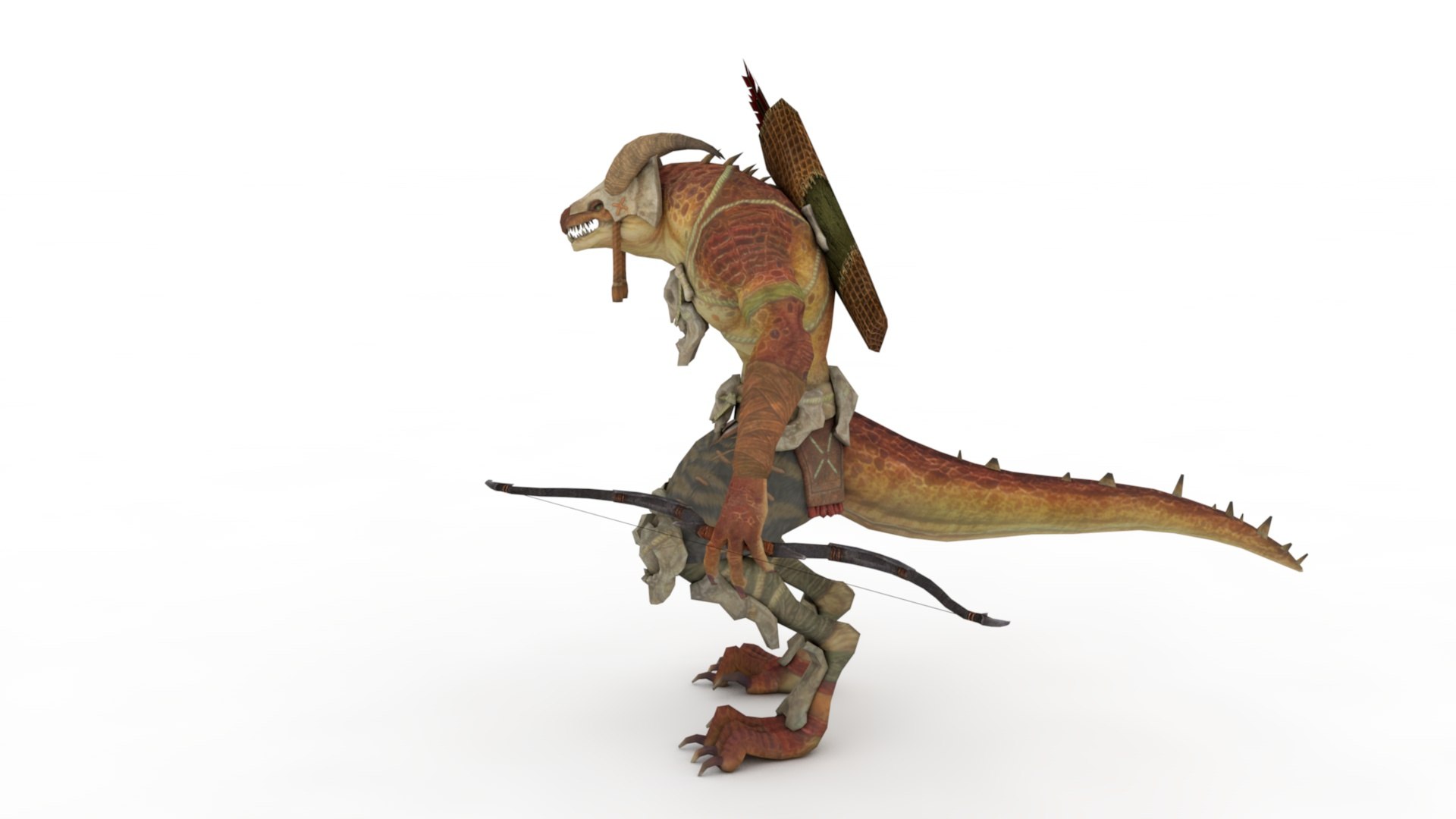 3D Lizard creature model - TurboSquid 1948691