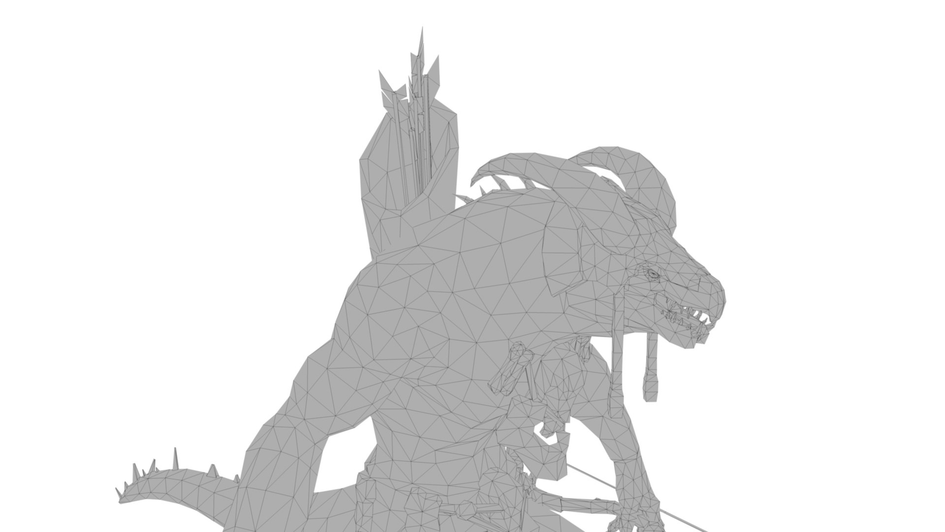 3D Lizard creature model - TurboSquid 1948691