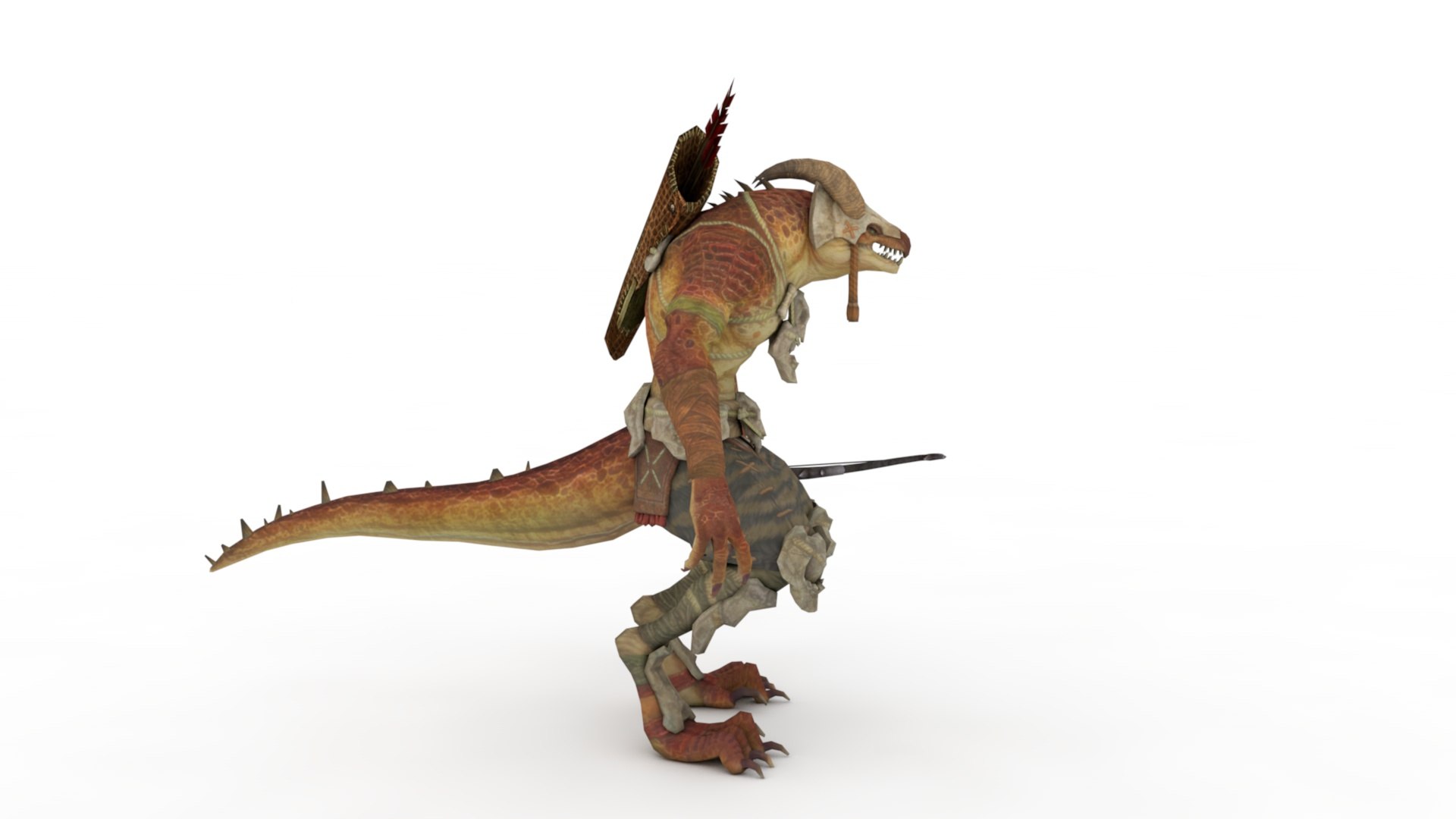 3D Lizard creature model - TurboSquid 1948691