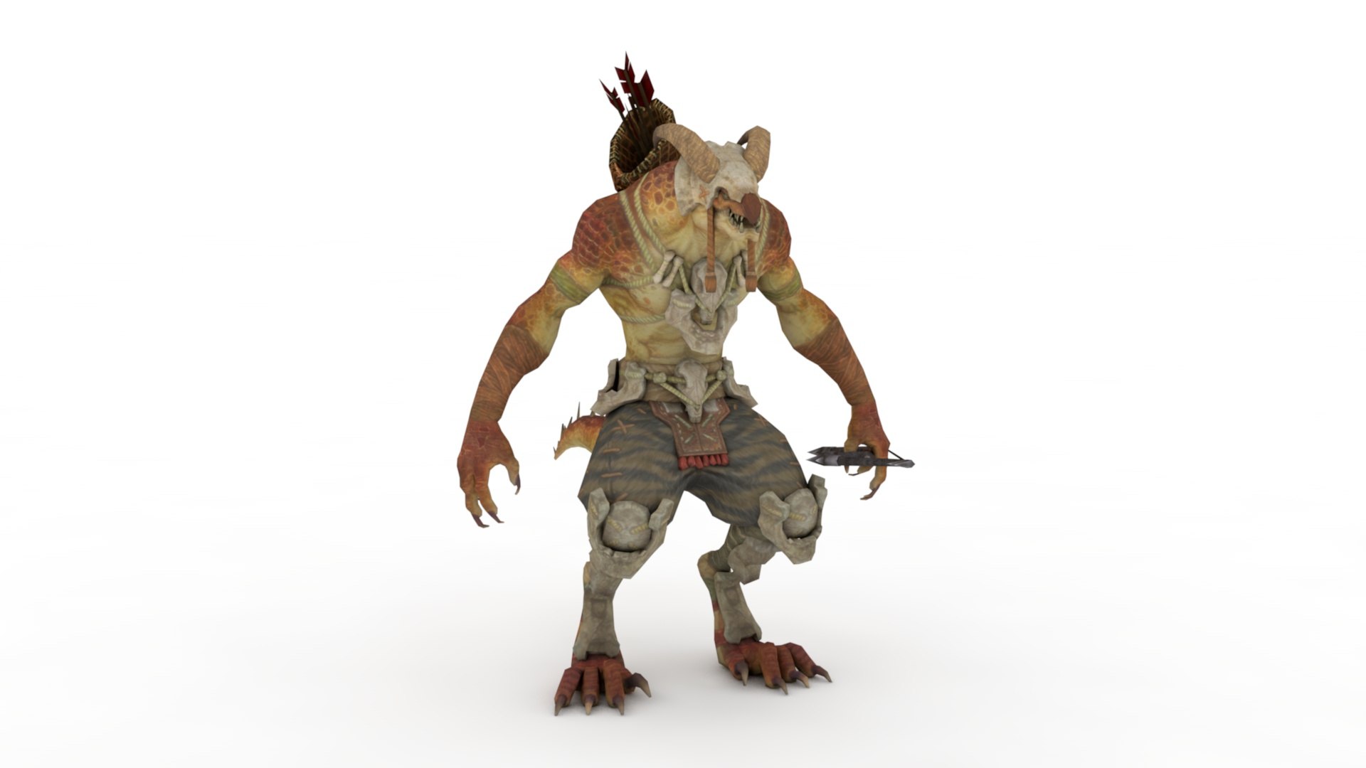 3D Lizard creature model - TurboSquid 1948691