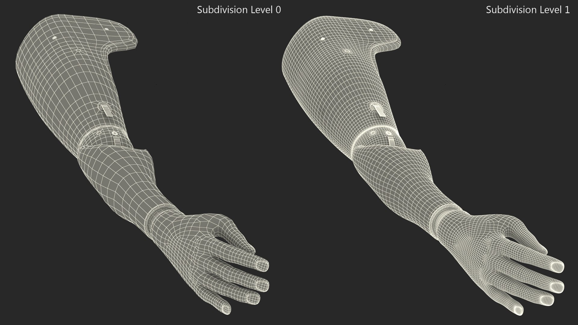 3D Model Realistic Prosthetic Arm - TurboSquid 2326280