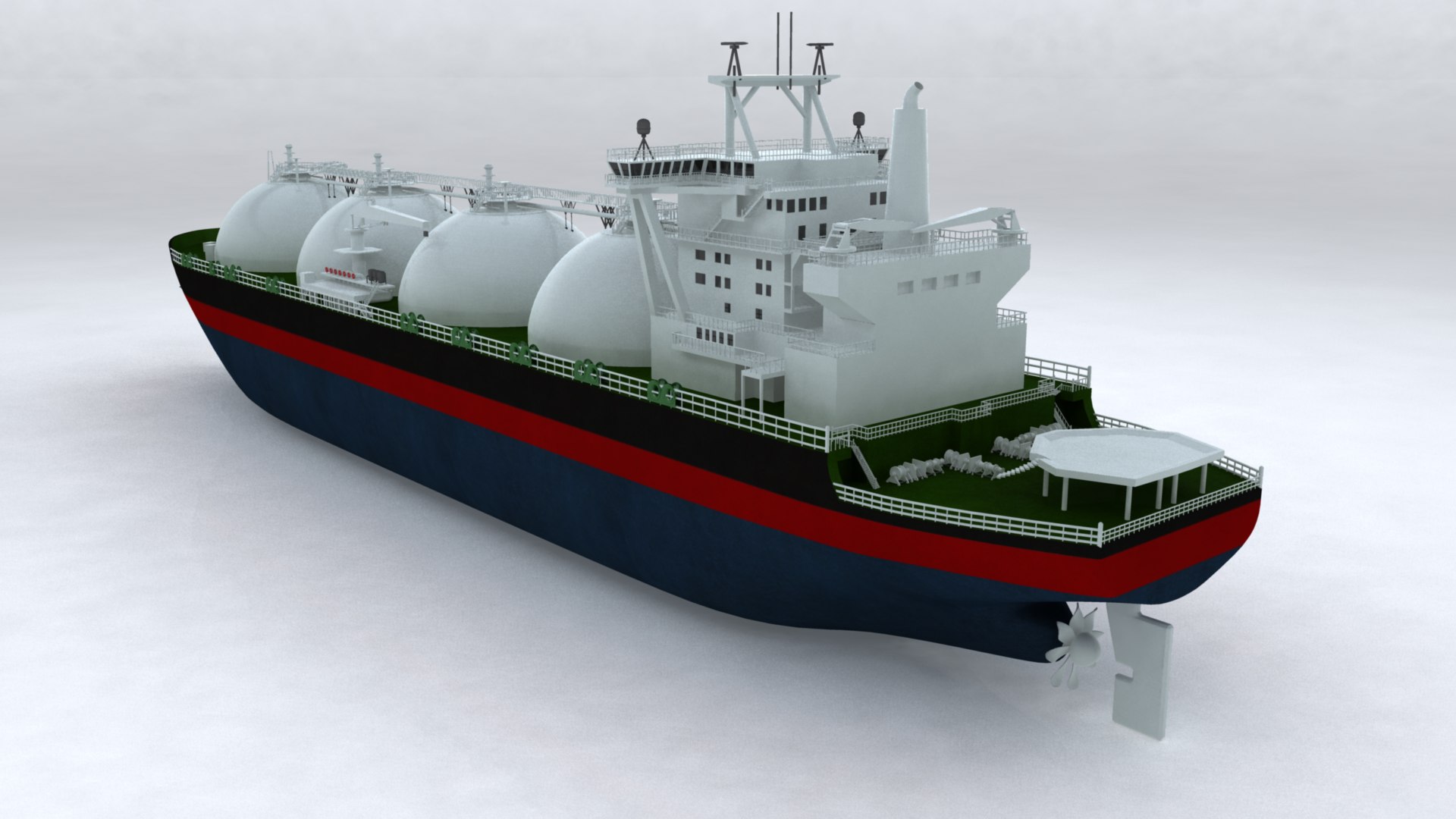 3D Lng Tanker Model - TurboSquid 1178758