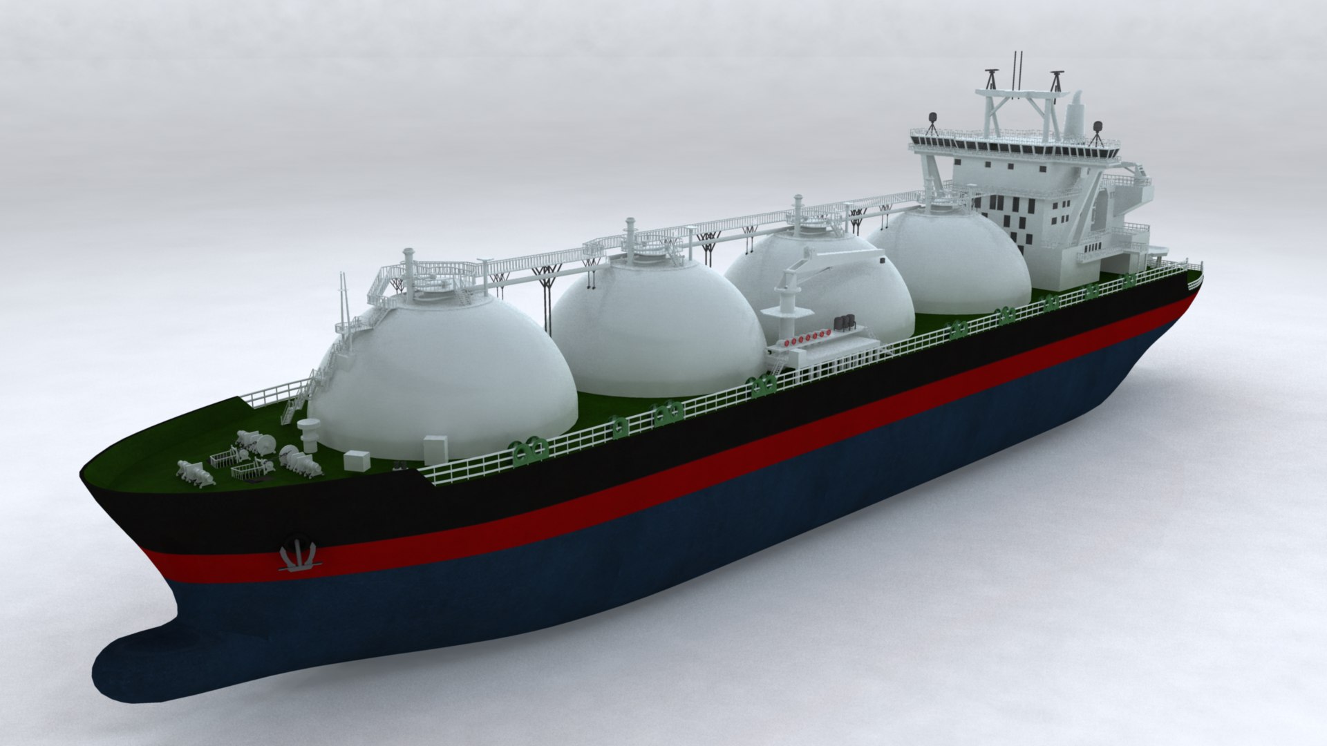 3D Lng Tanker Model - TurboSquid 1178758