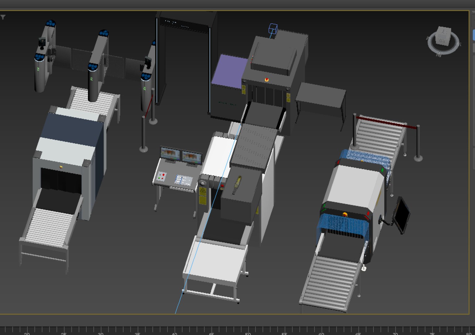 X Ray Machine Airport Security Checkpoint Baggage Scanner Luggage Door ...