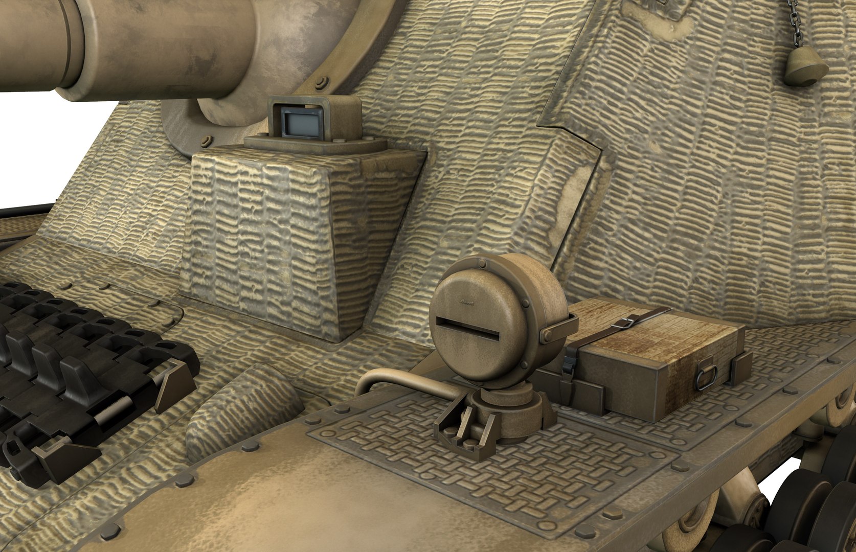 Sturmpanzer Brummbar interior exterior 3D model - TurboSquid 2036134