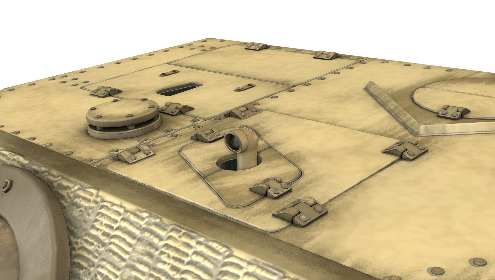 Sturmpanzer Brummbar interior exterior 3D model - TurboSquid 2036134