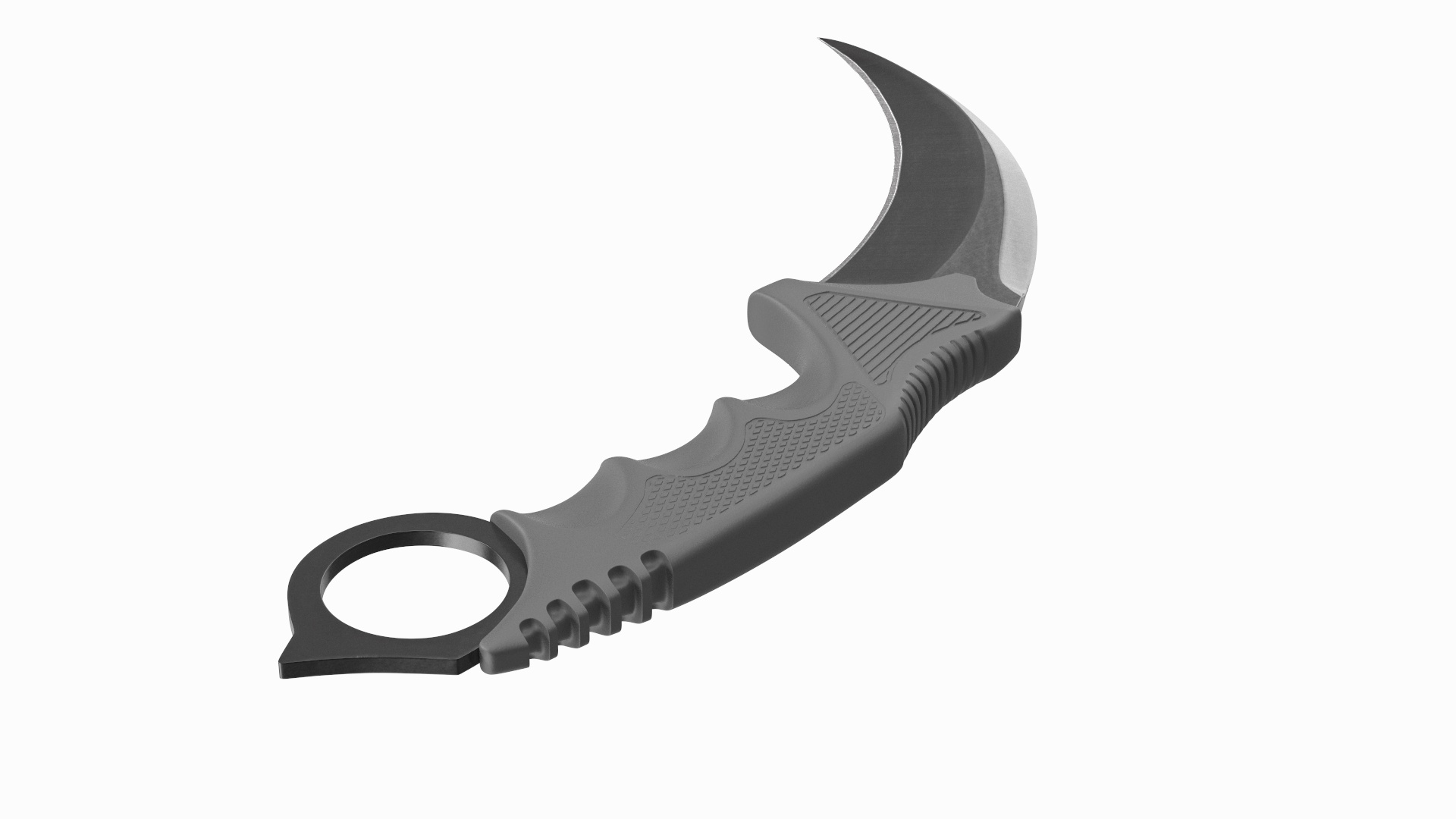 Karambit Claw Knife Black 3D Model - TurboSquid 2071808