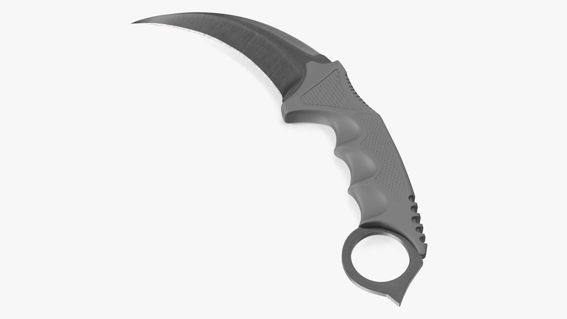 Karambit Claw Knife Black 3D Model - TurboSquid 2071808