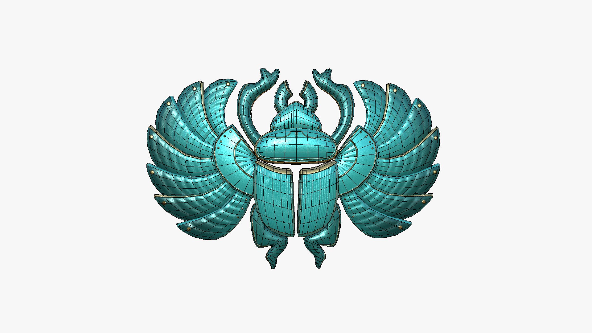 Khepri Mask A02 - Egyptian Gods Character Clothing 3D - TurboSquid 2213282