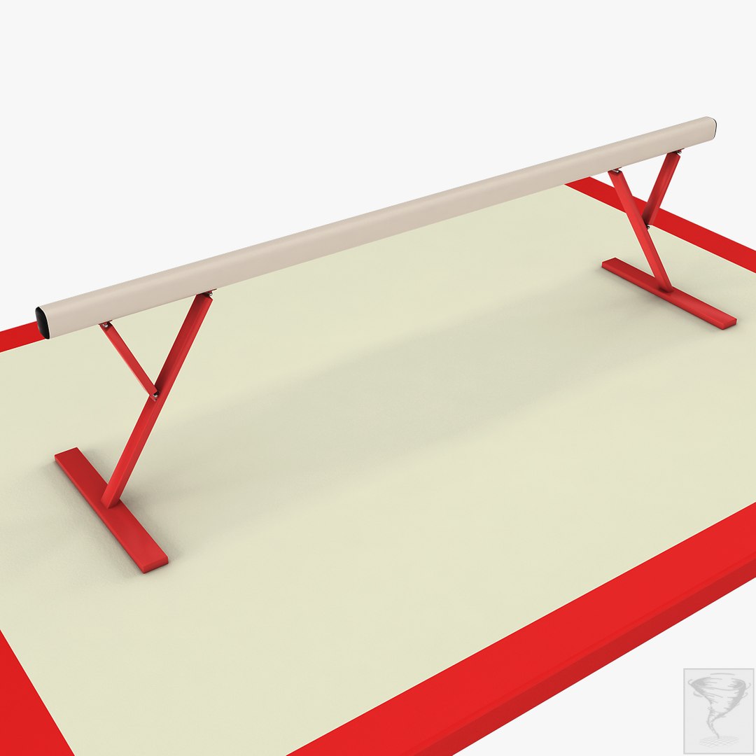 Gymnastics Balance Beam Dxf