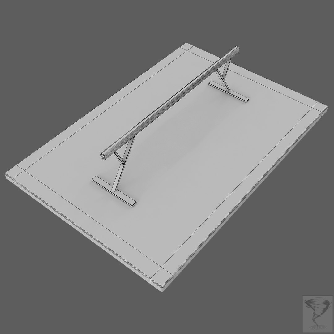 Gymnastics Balance Beam Dxf