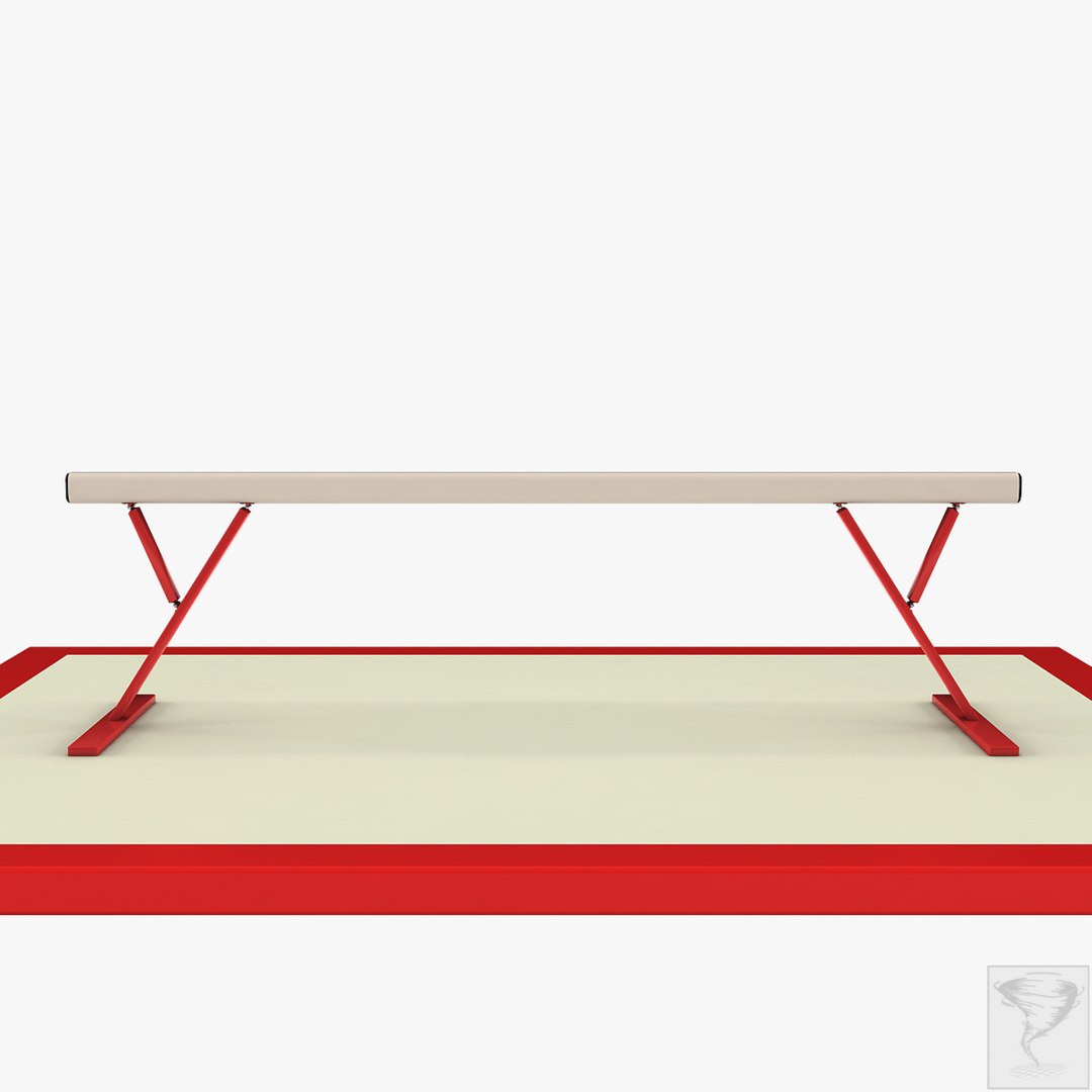 Gymnastics Balance Beam Dxf