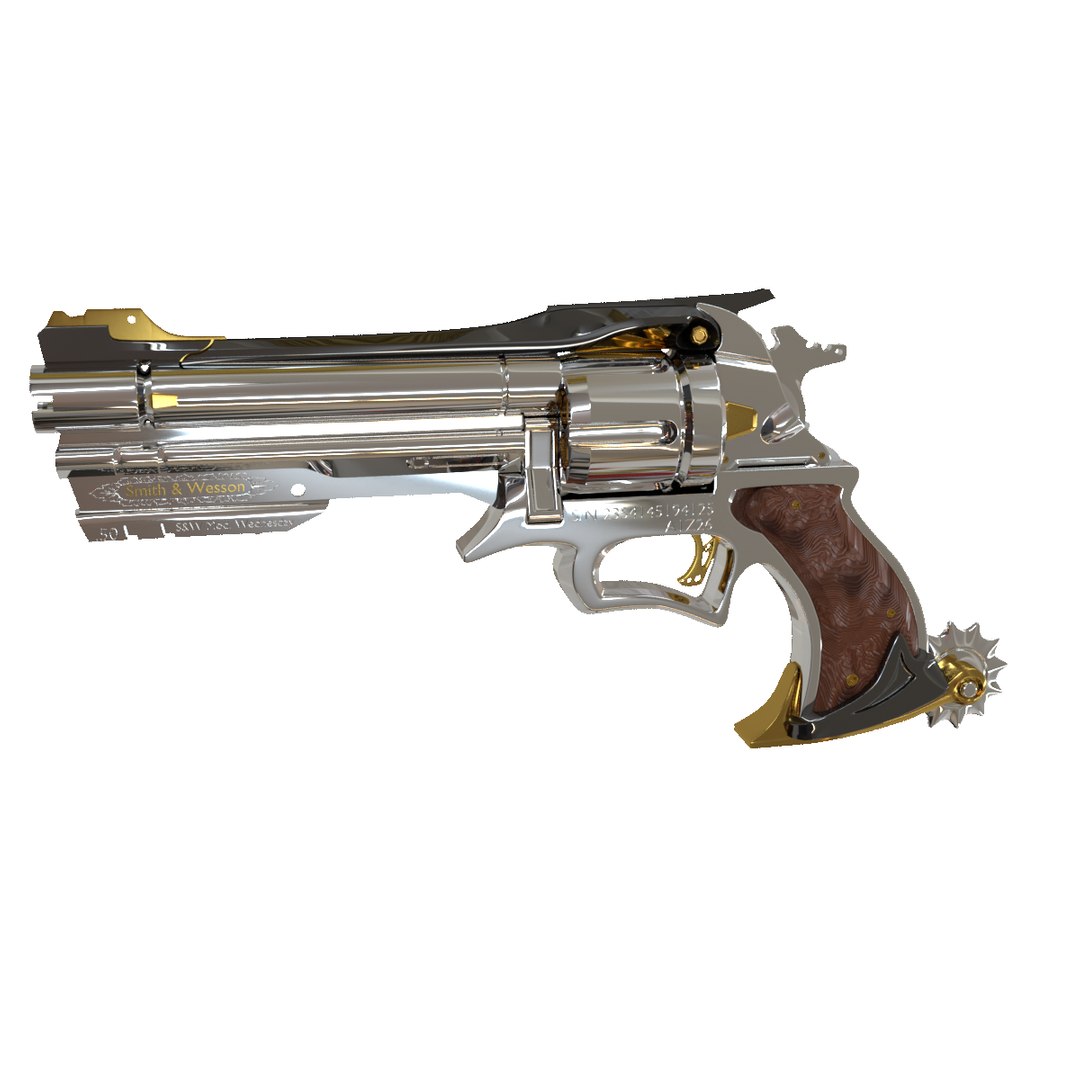 Revolver Model Wednesday 3D - TurboSquid 2031891
