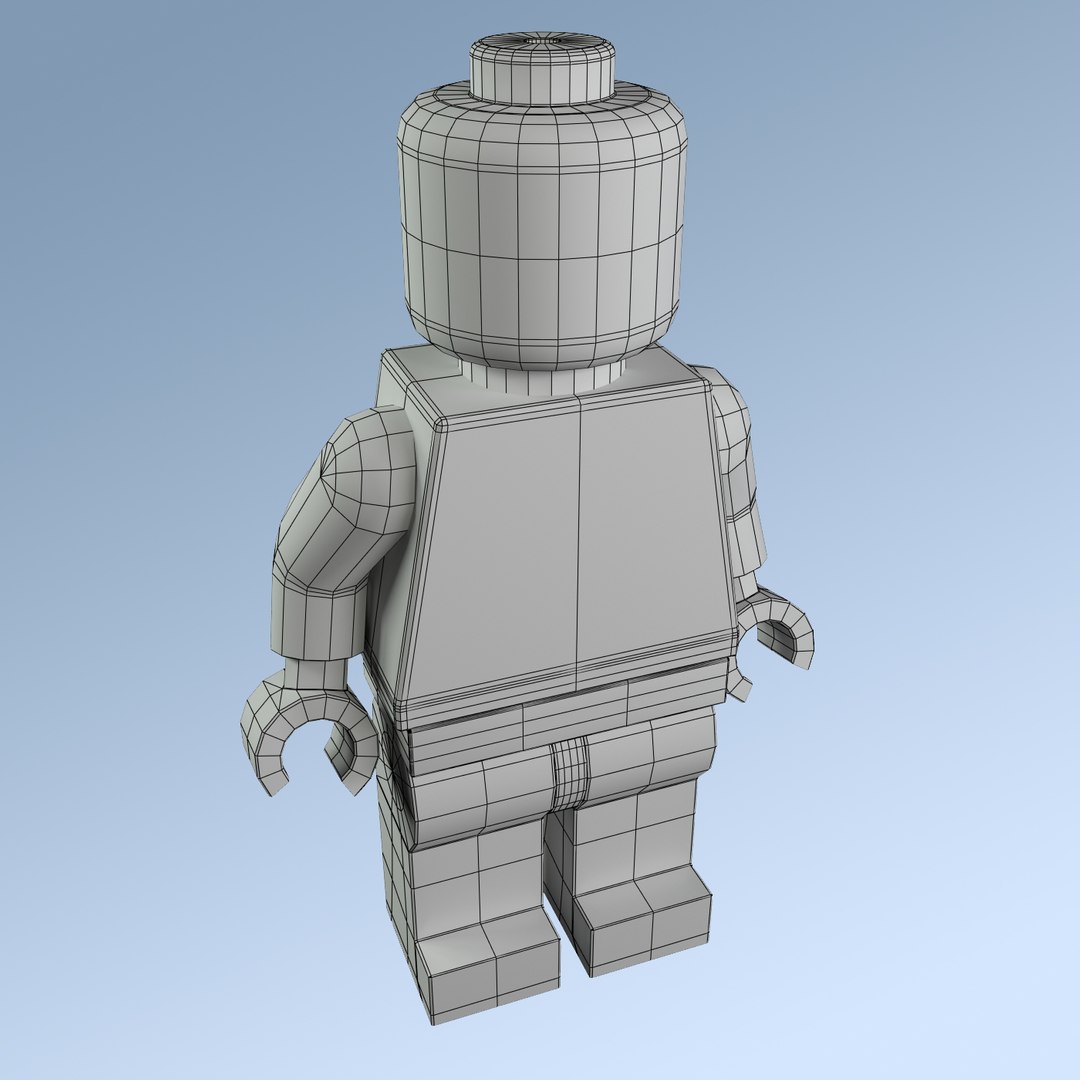 Lego Figure 3d Model