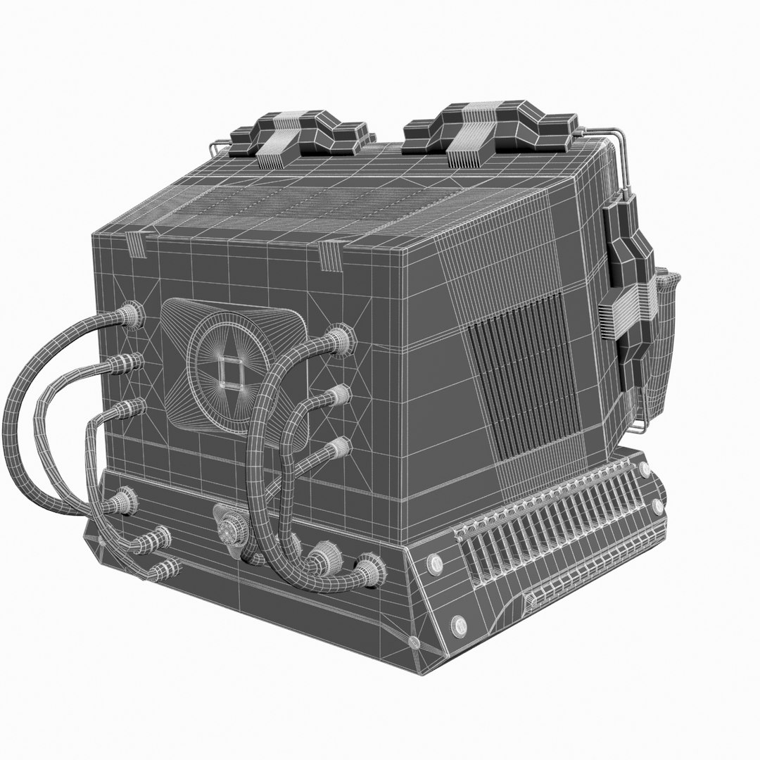 Sci Fi Console Technology Model - TurboSquid 1261289