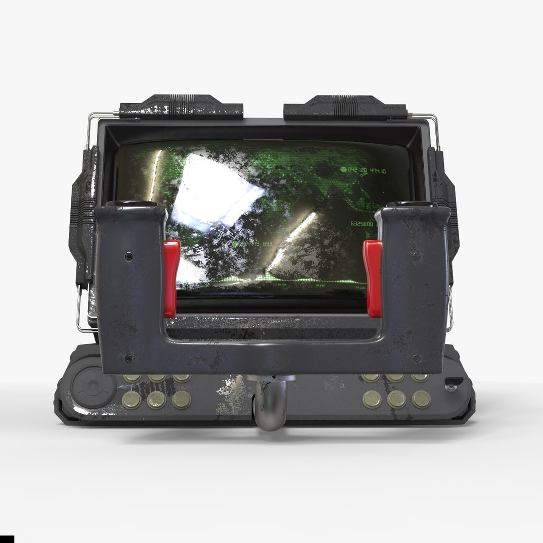 Sci Fi Console Technology Model - TurboSquid 1261289