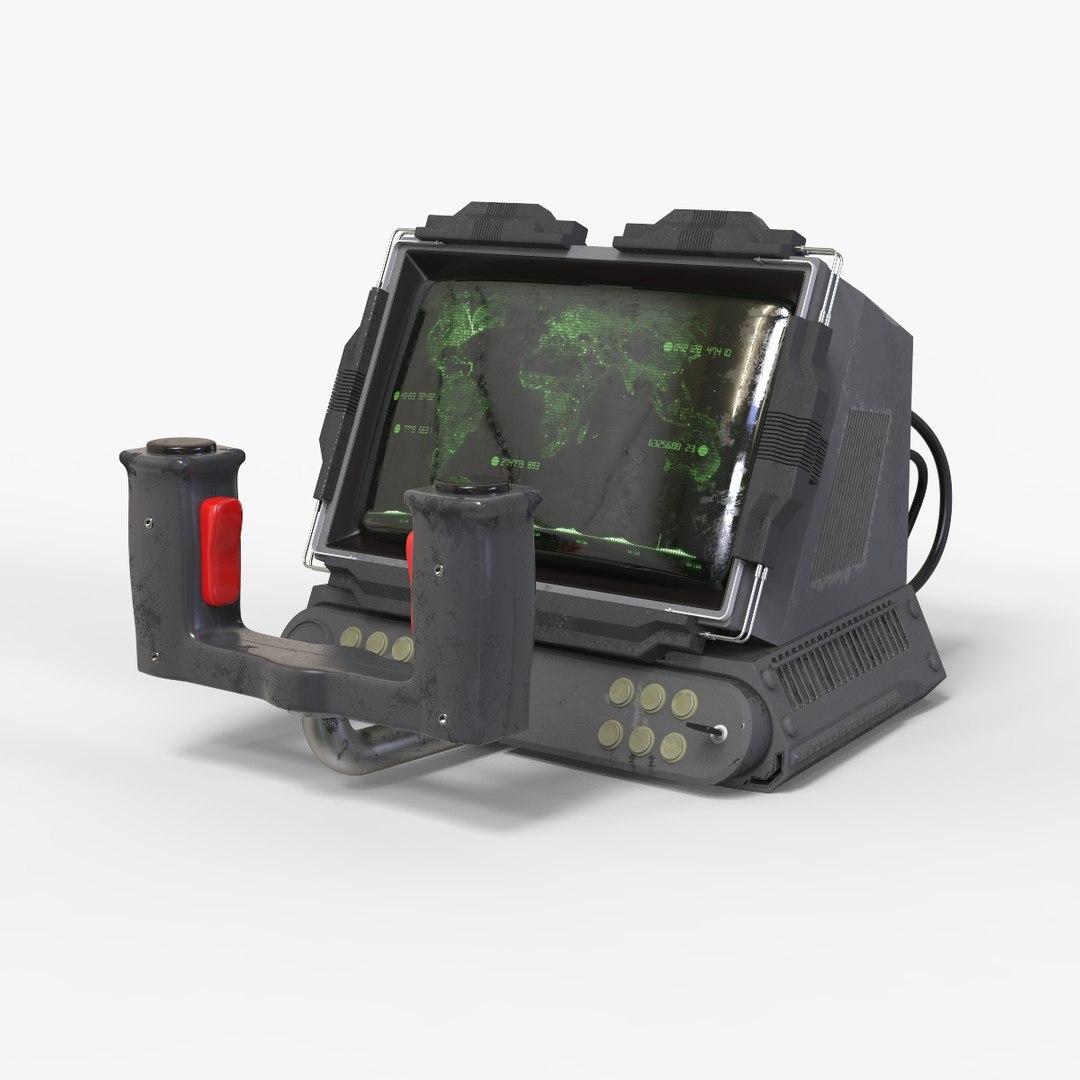 Sci Fi Console Technology Model - TurboSquid 1261289
