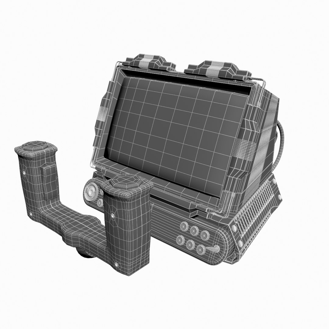 Sci Fi Console Technology Model - TurboSquid 1261289