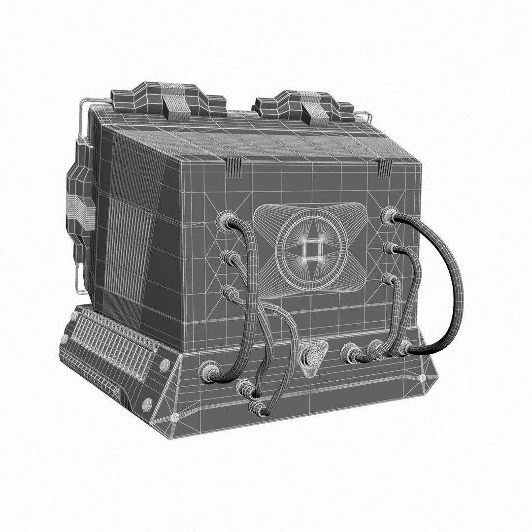 Sci Fi Console Technology Model - TurboSquid 1261289