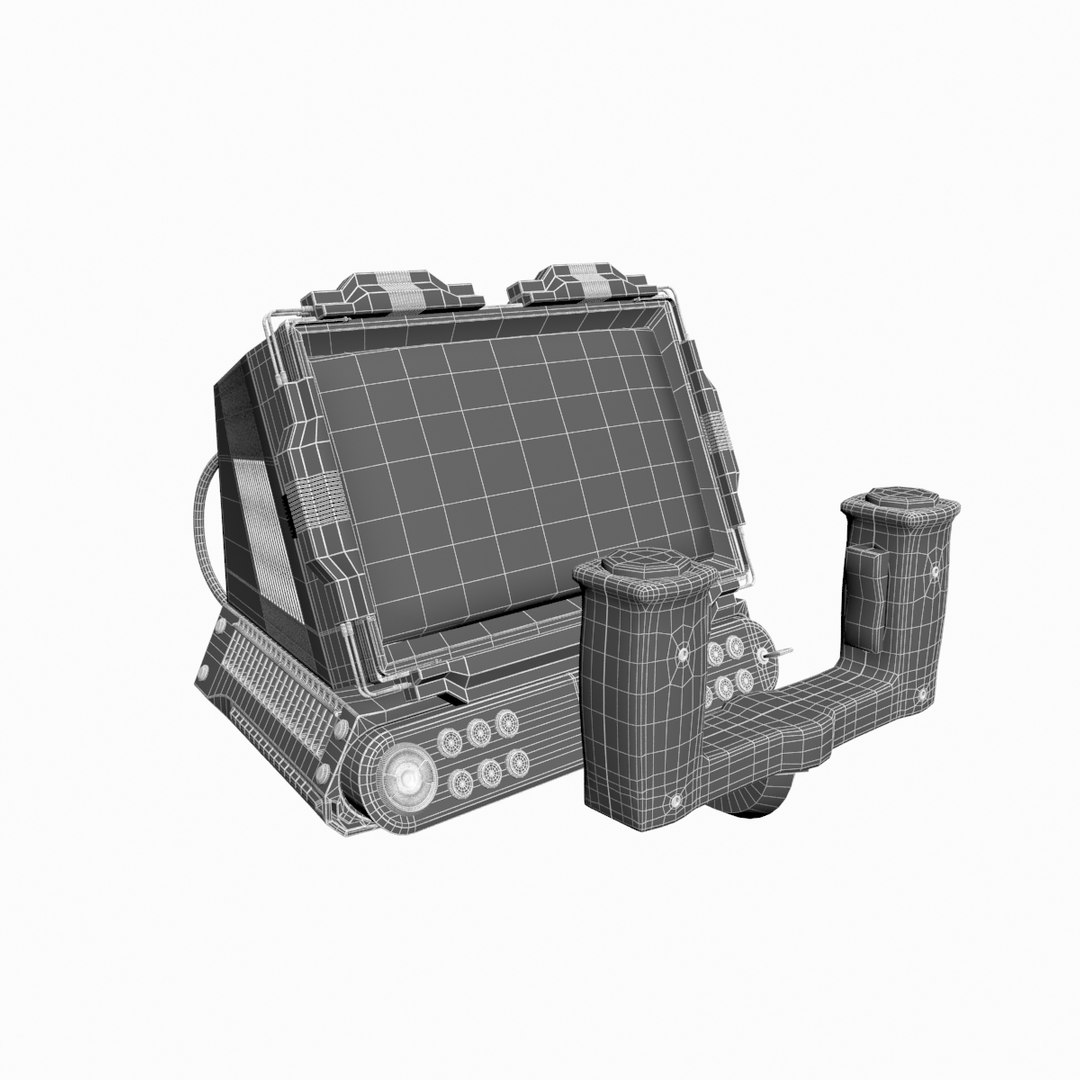 Sci Fi Console Technology Model - TurboSquid 1261289