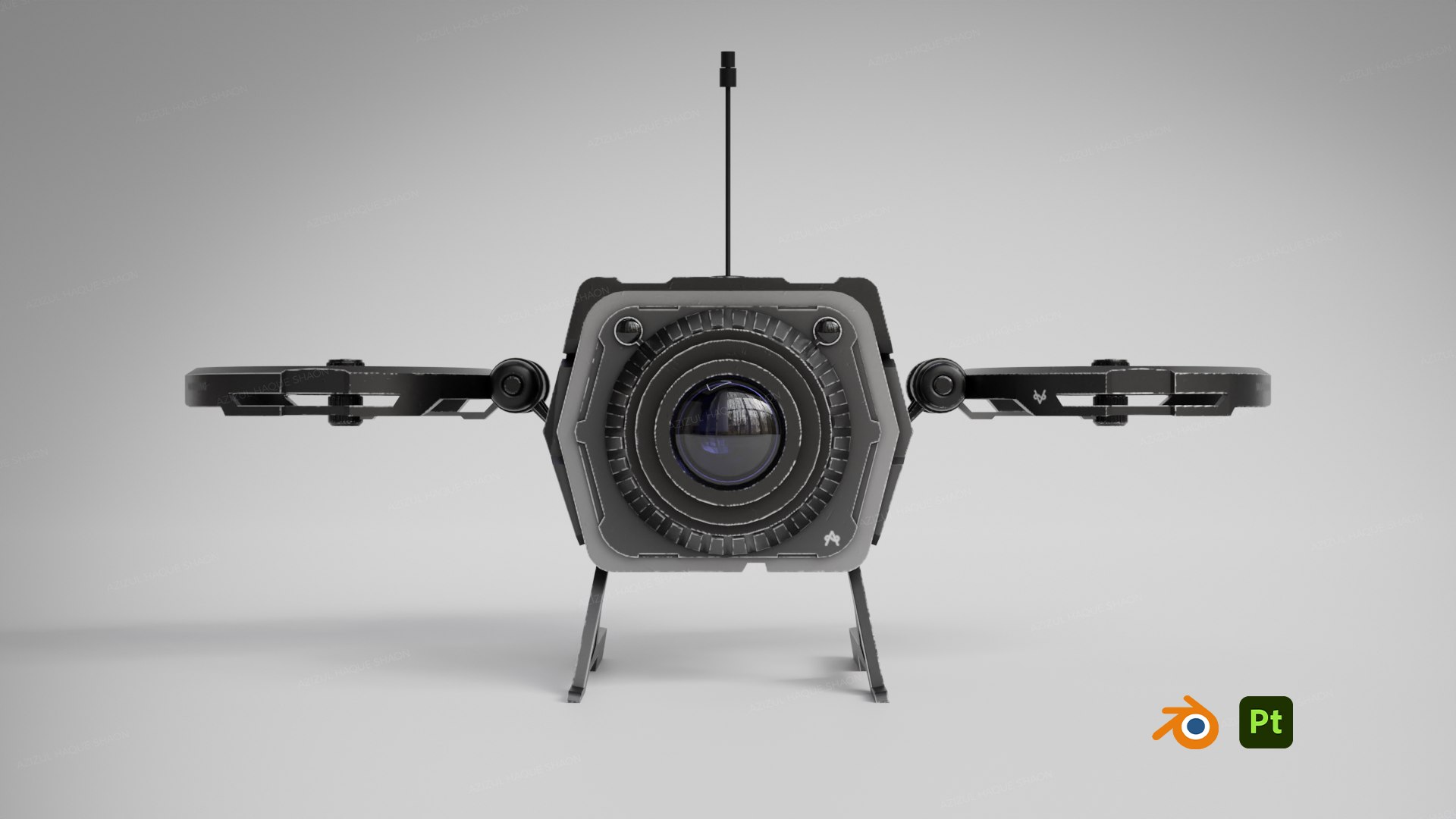 sci fi drone 3D https://p.turbosquid.com/ts-thumb/LE/4C1BAa/bpCnIyHd/scifidrone/png/1587380601 ...