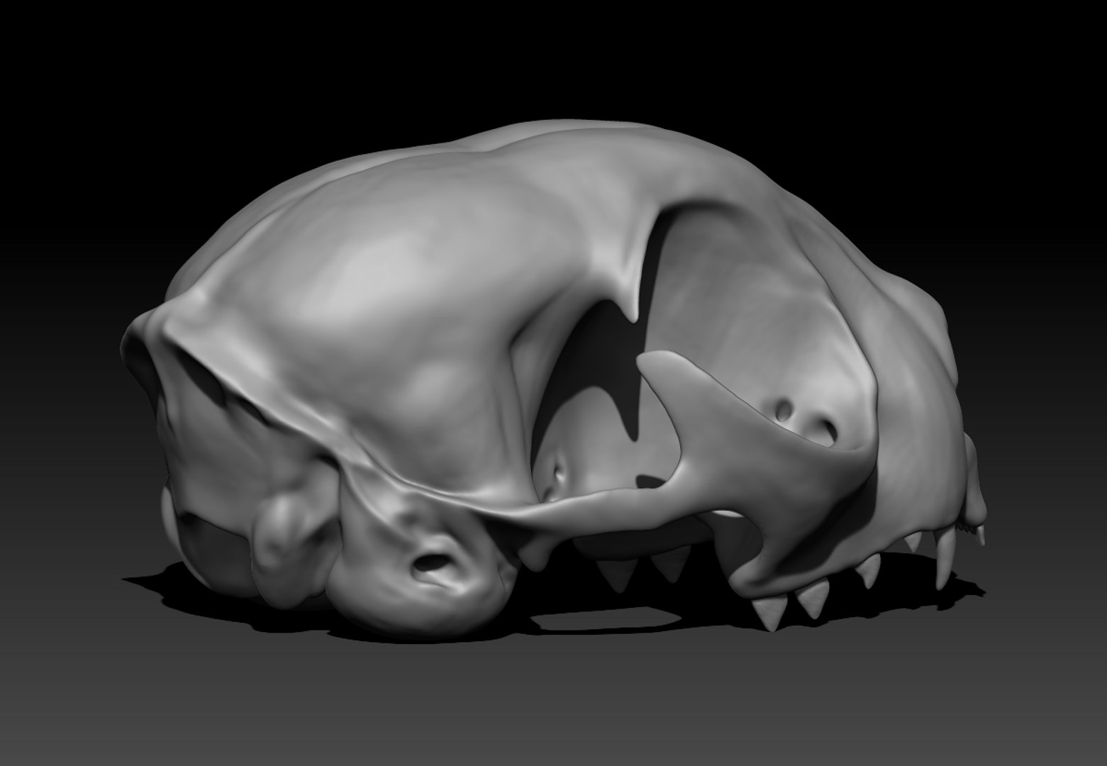 Cat Skull Printing Model - TurboSquid 1633105