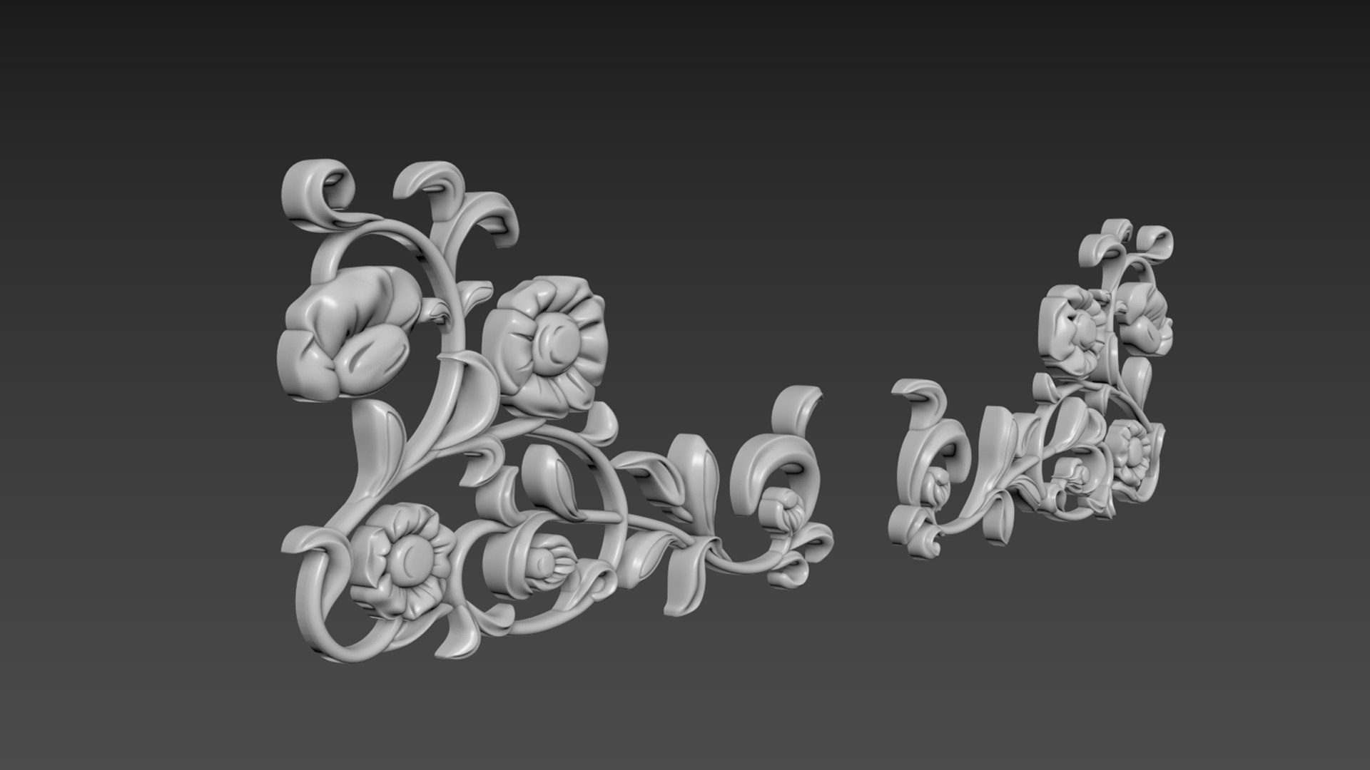 Corner Decor Flowers 3D Model - TurboSquid 2144249