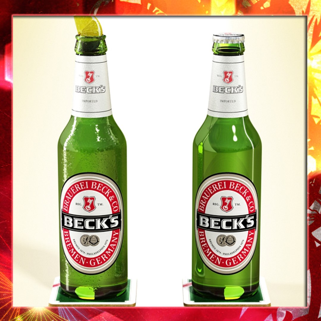 Max Becks Beer Bottle