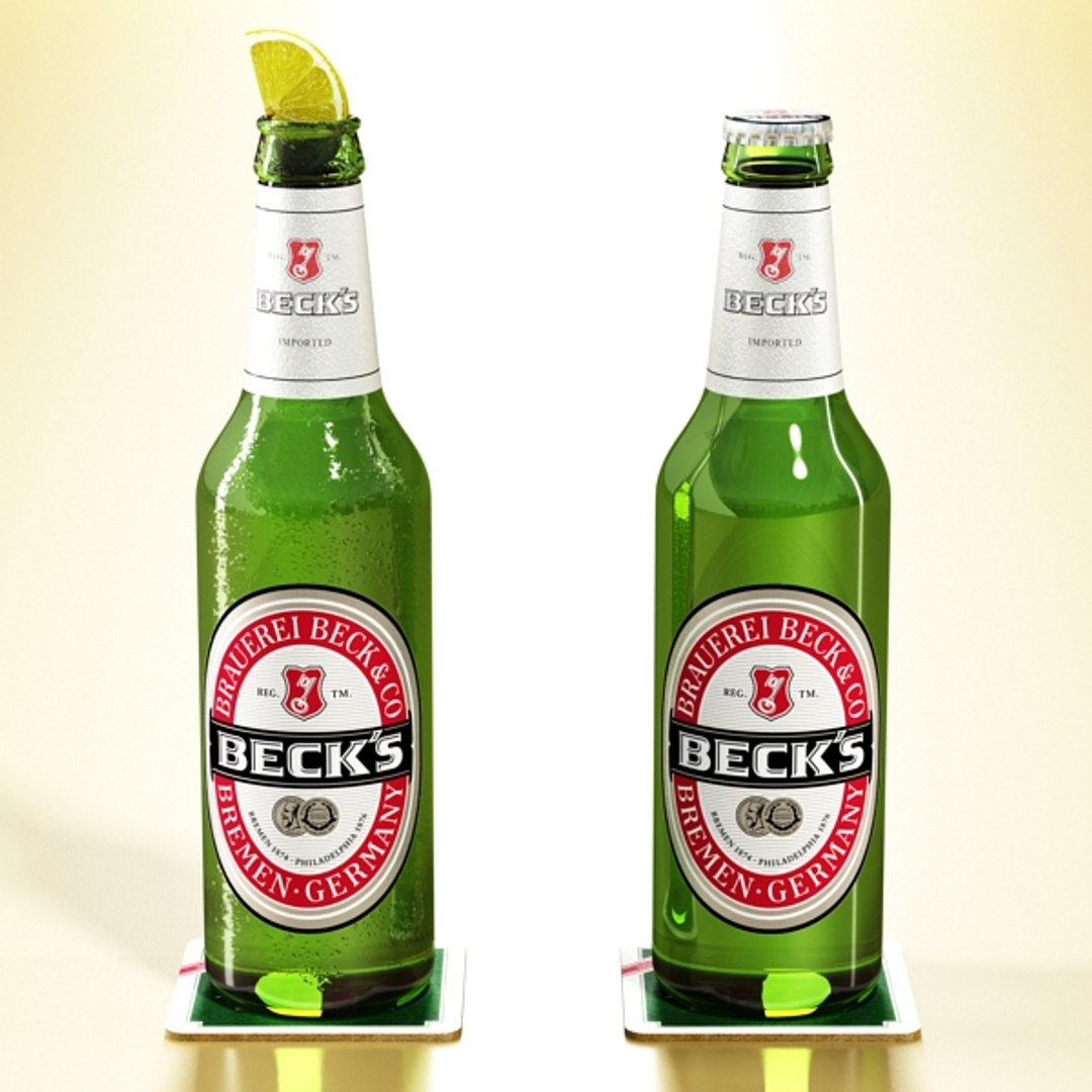 Max Becks Beer Bottle