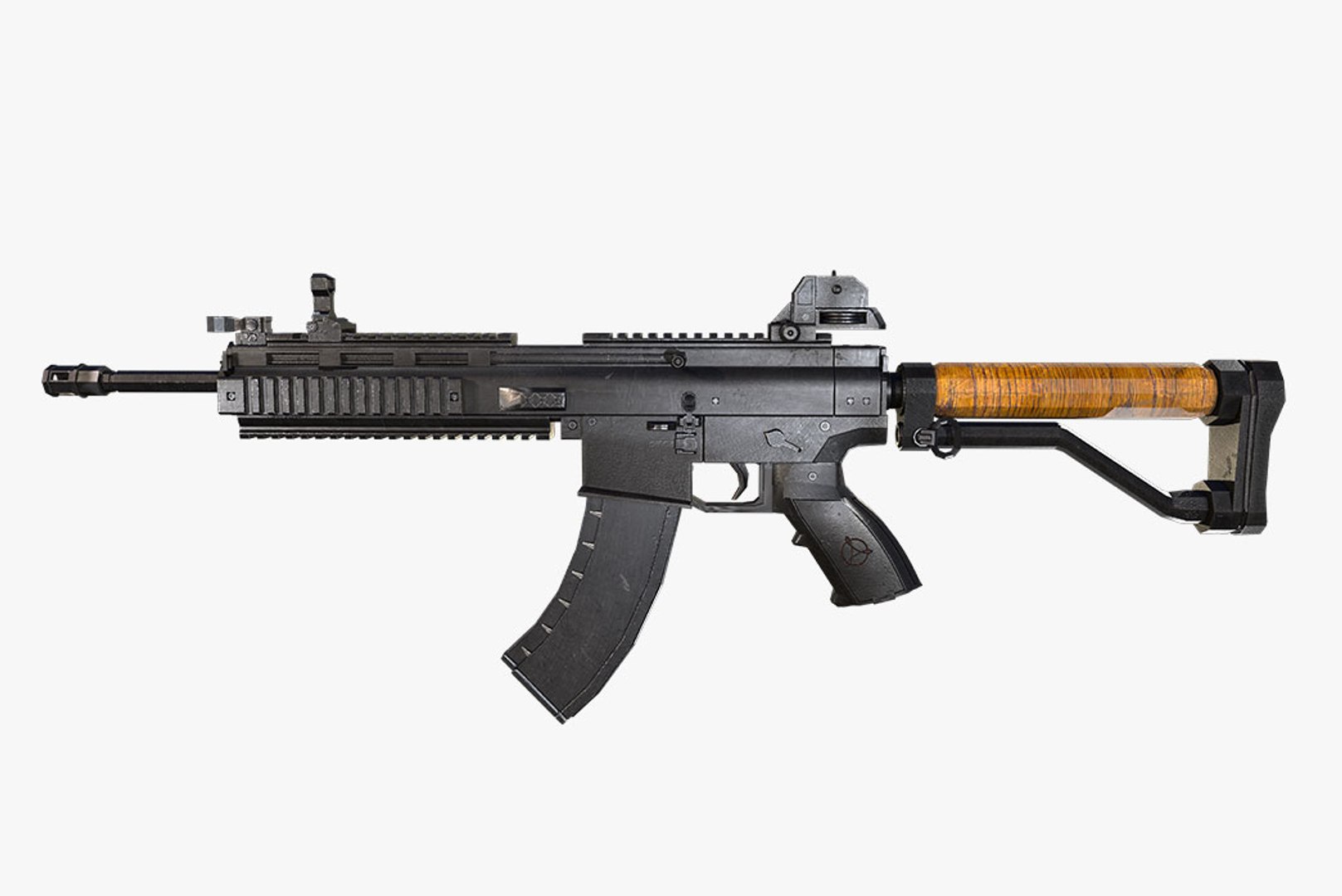 3D Ruger-SR556 Rifle 3D Model Model - TurboSquid 2116311