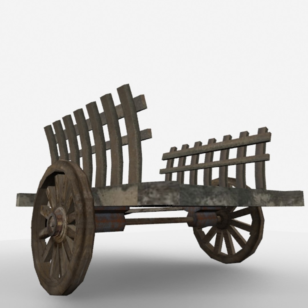 3d Model Bullock Cart