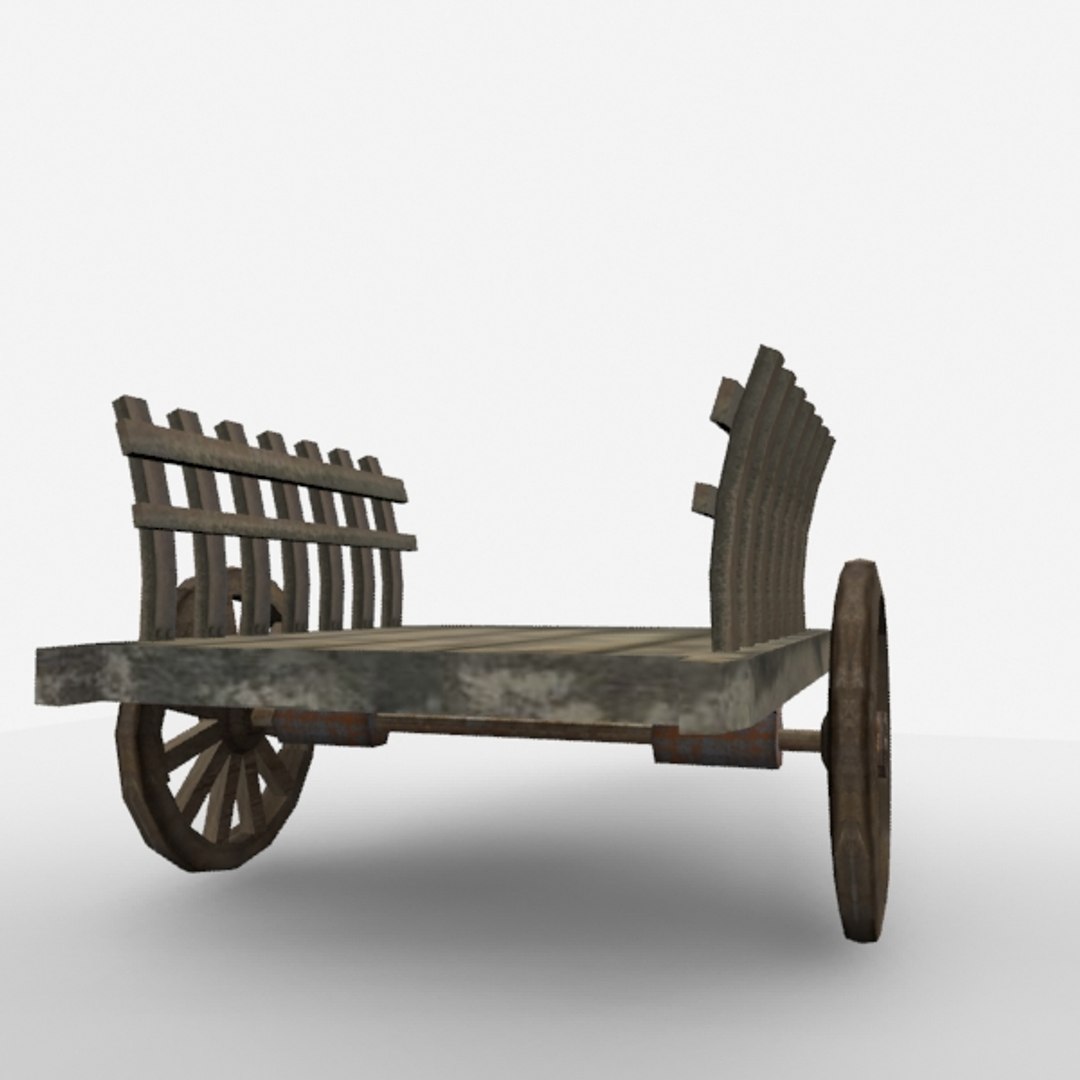 3d Model Bullock Cart