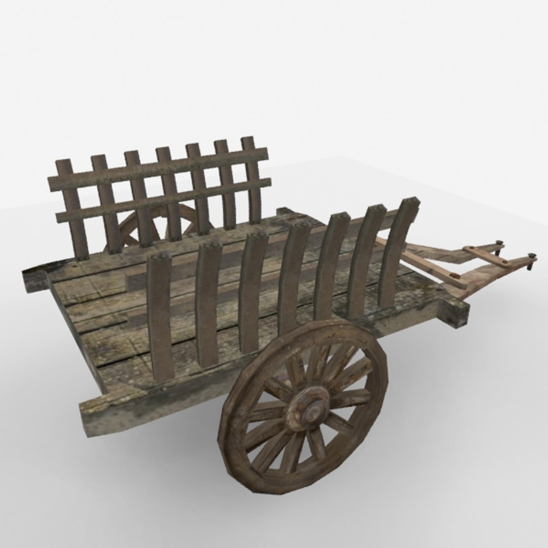 3d Model Bullock Cart