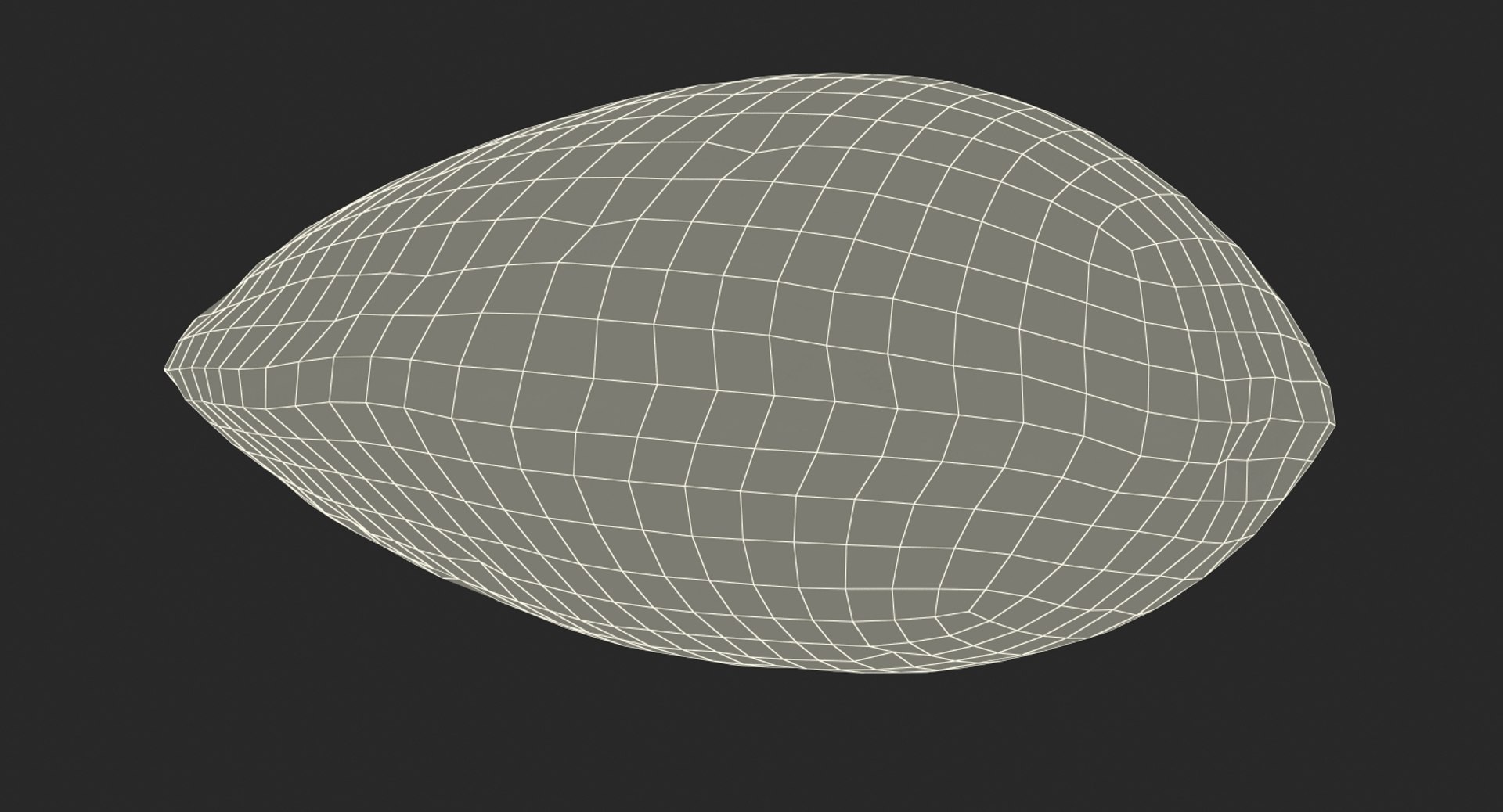 3D Model Raw Almond Shell - TurboSquid 1426298