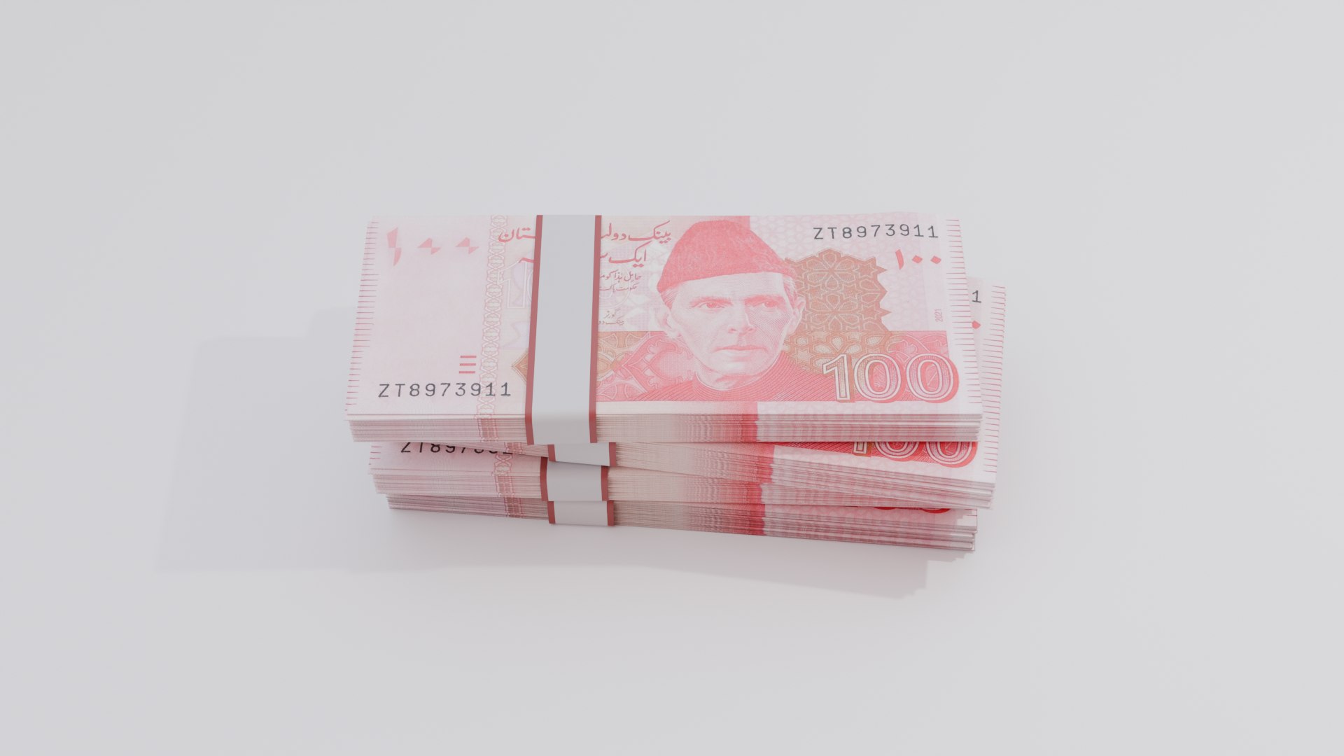 100 Pakistan Pakistani Rupee Currency 3D - TurboSquid 2410398