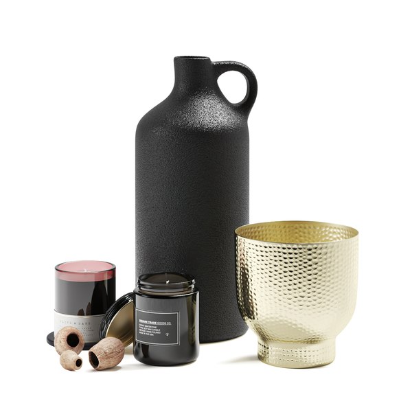 3D модель Декоративный набор 08 - TurboSquid 1513824