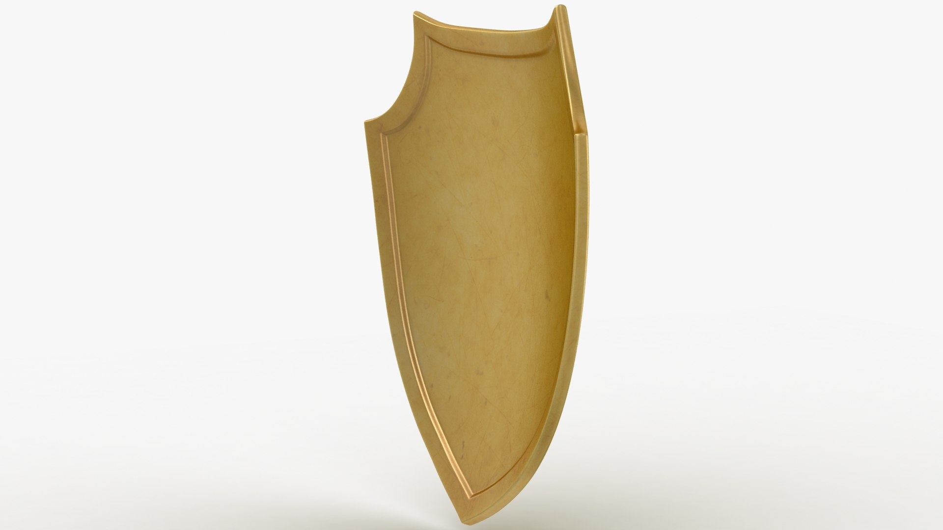 3D Gold Shield 04 - TurboSquid 1575845