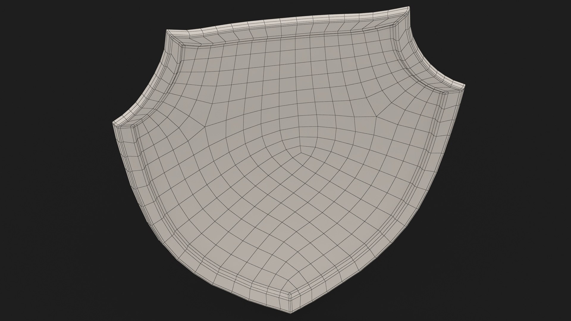 3D gold shield 04 - TurboSquid 1575845