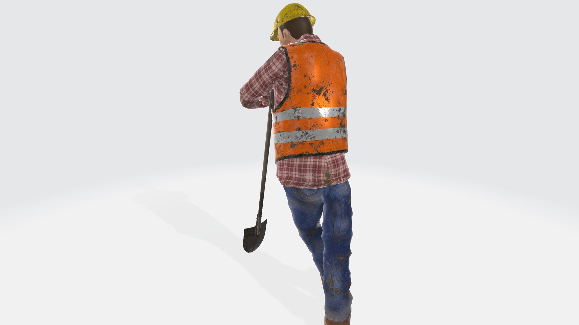 3D Construction Worker Model - TurboSquid 2413290