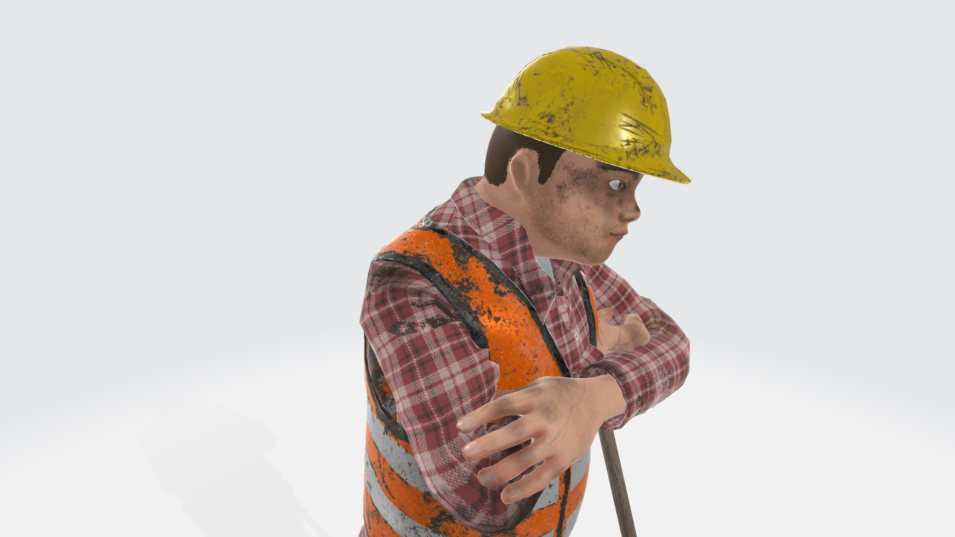 3D Construction Worker Model - TurboSquid 2413290