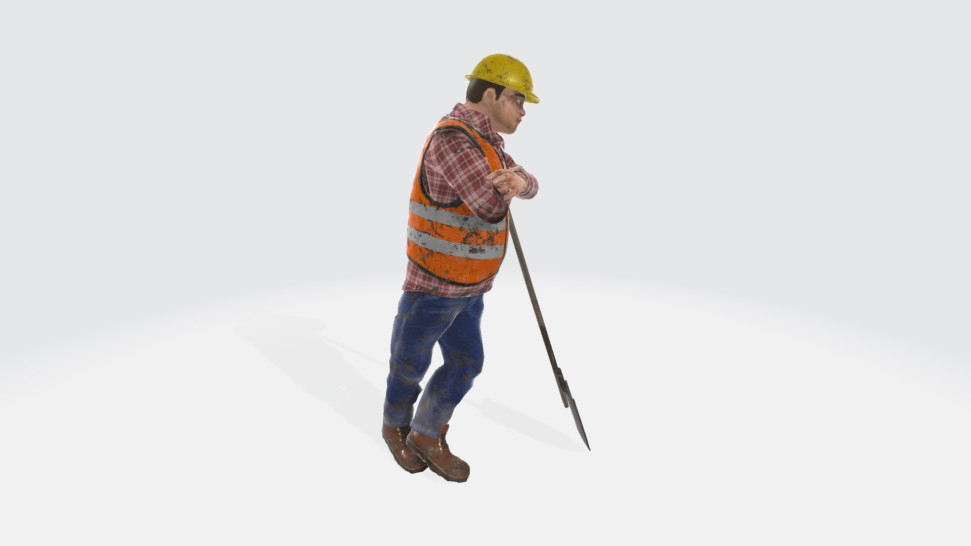 3D Construction Worker Model - TurboSquid 2413290