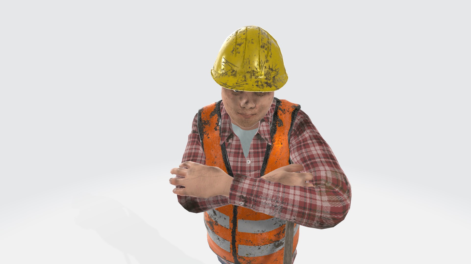 3D Construction Worker Model - TurboSquid 2413290