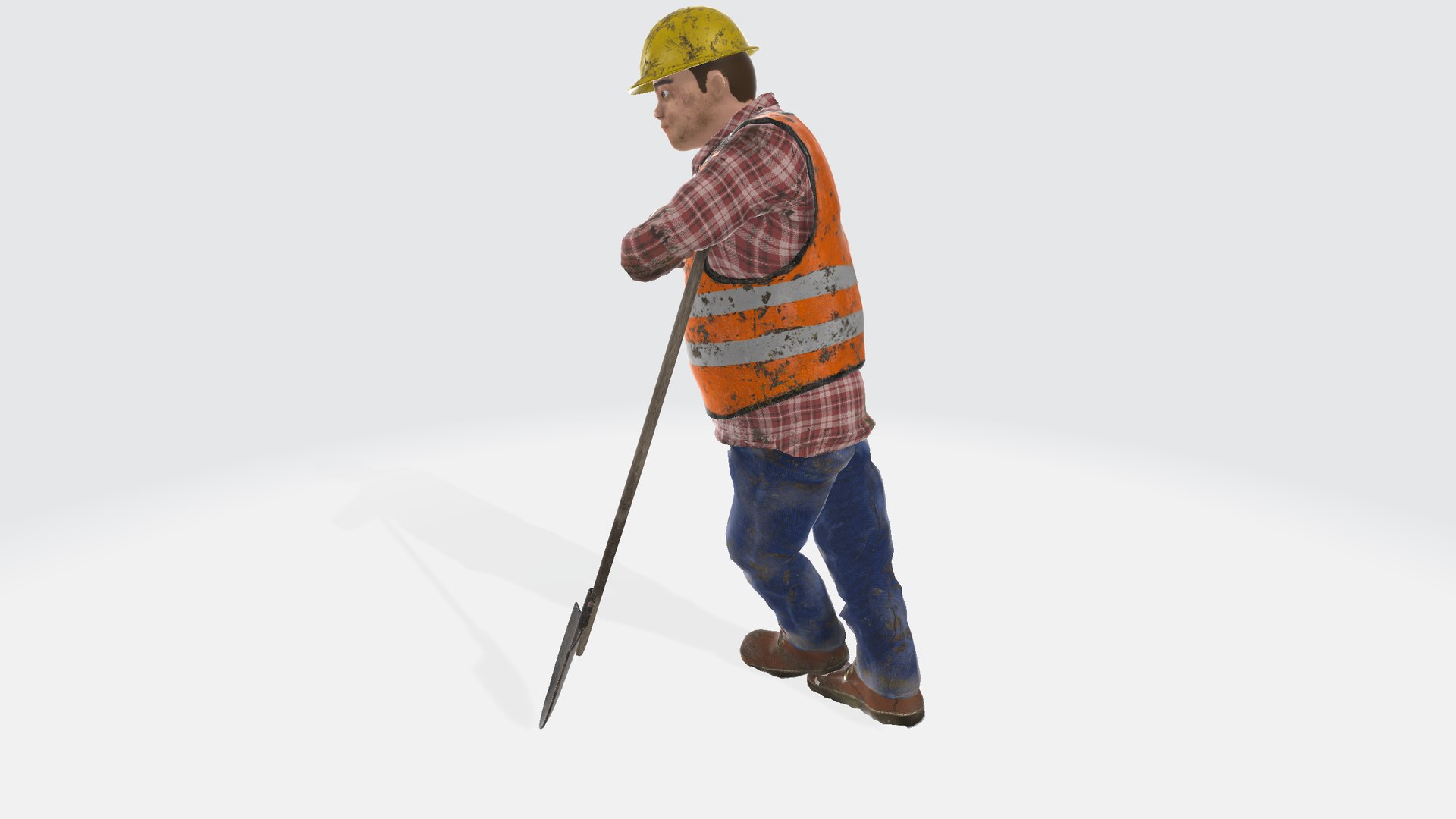 3D Construction Worker Model - TurboSquid 2413290
