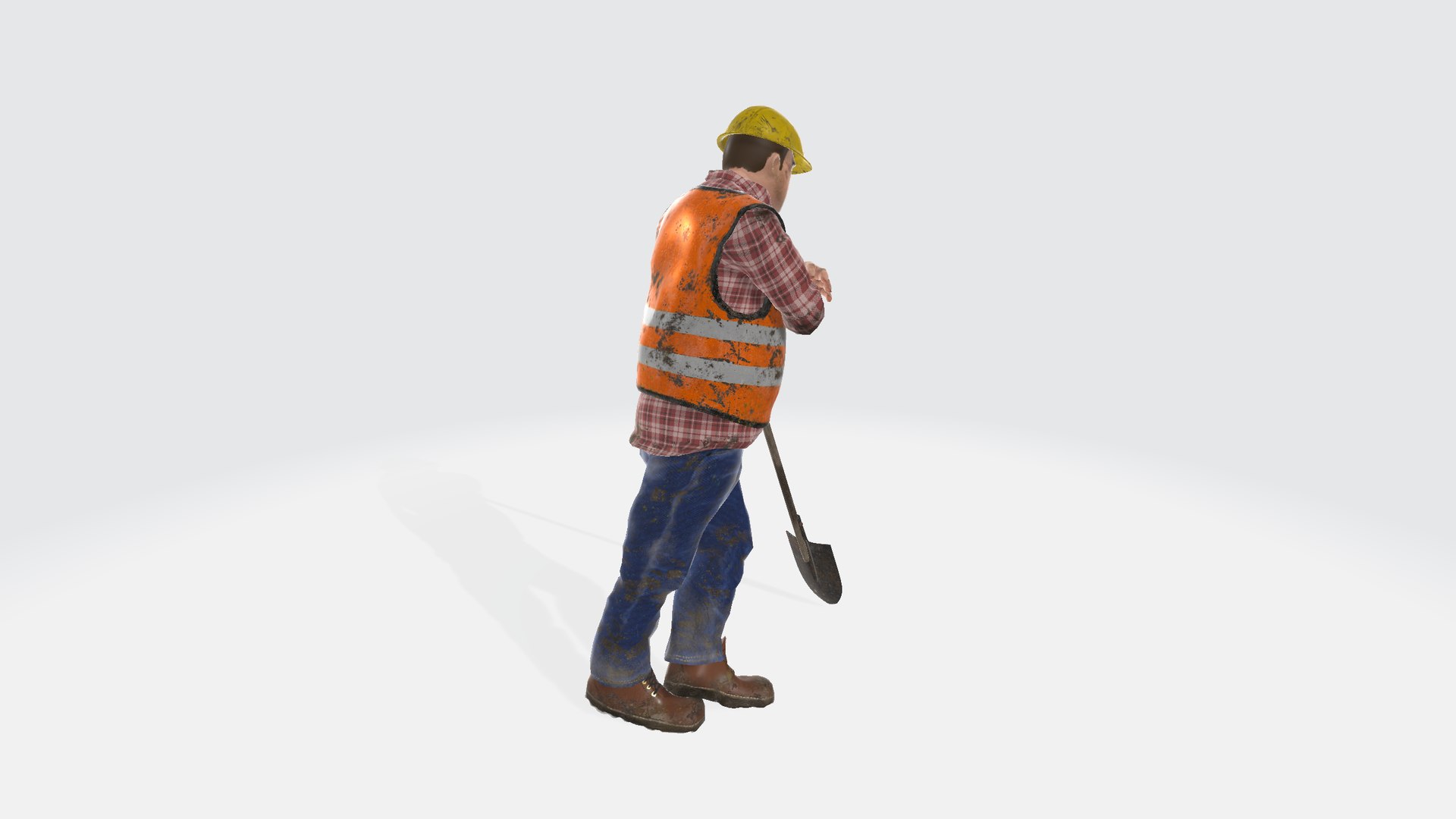 3D Construction Worker Model - TurboSquid 2413290