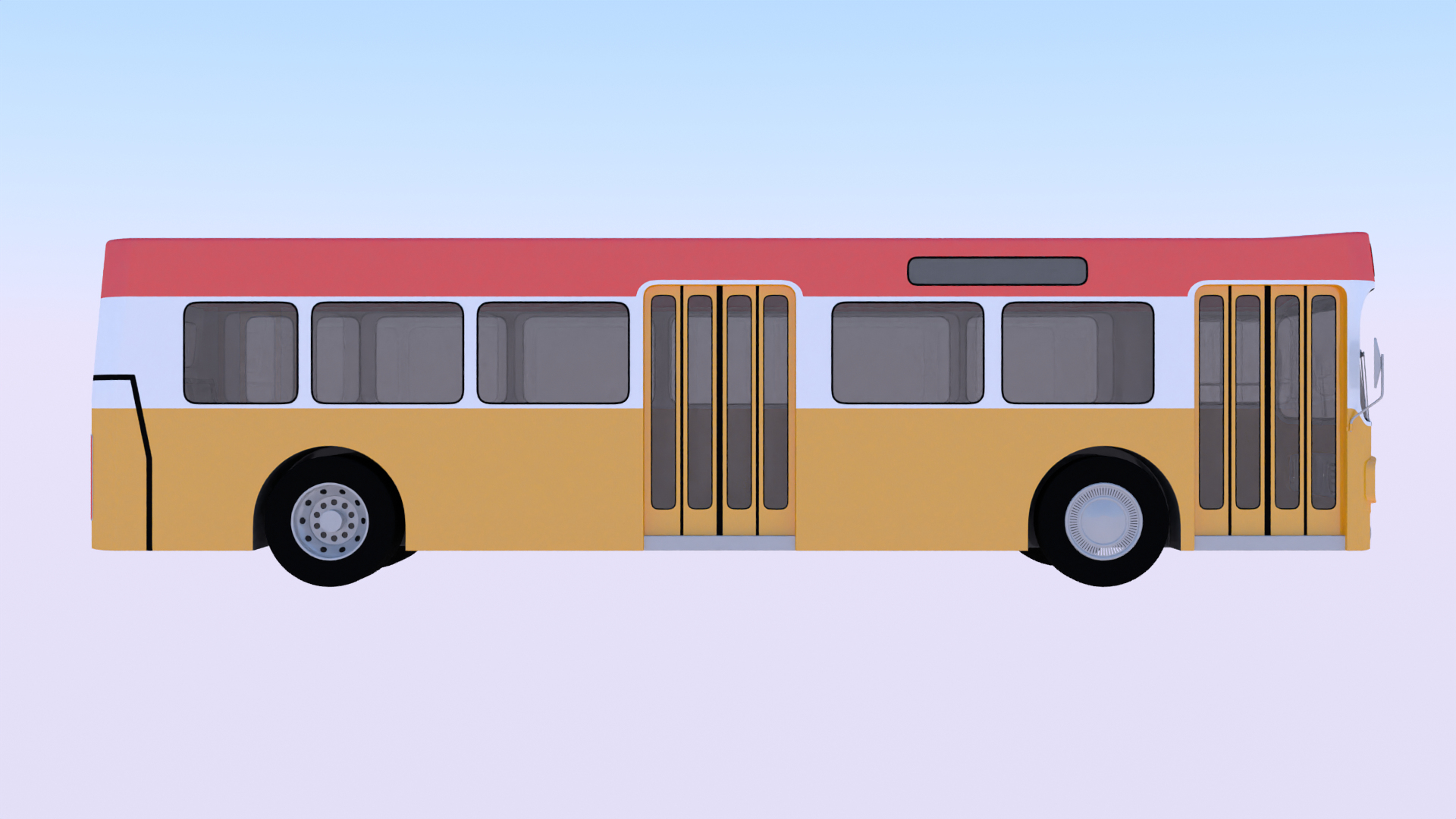 Modern and older city bus 3D model - TurboSquid 2101089