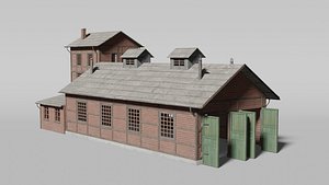 3d Train Shed